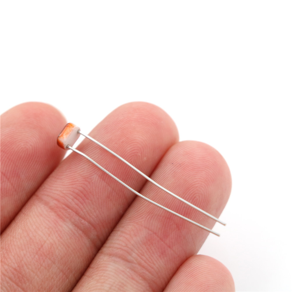 Jual Photoresistor GL5516 LDR CDS 5mm Light-Dependent Resistor Sensor ...