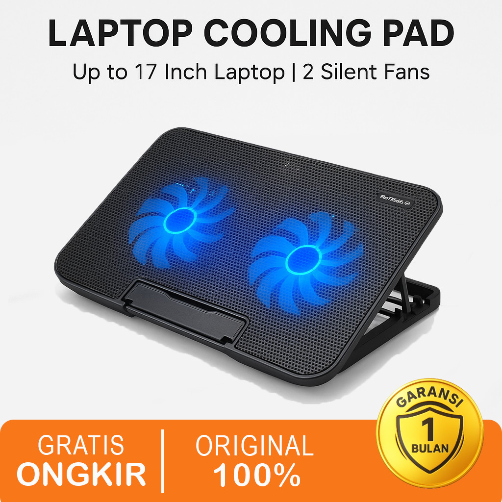 Jual Cooling Pad Double Fan 17 Inch Kipas Pendingin Laptop Stand ...