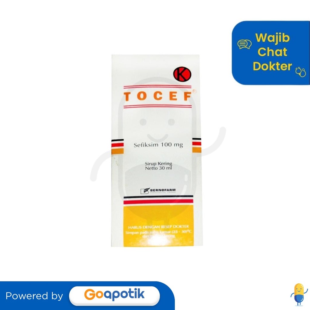 Jual Tocef 100 Mg/5 Ml Dry Syrup 30 Ml Botol | Shopee Indonesia