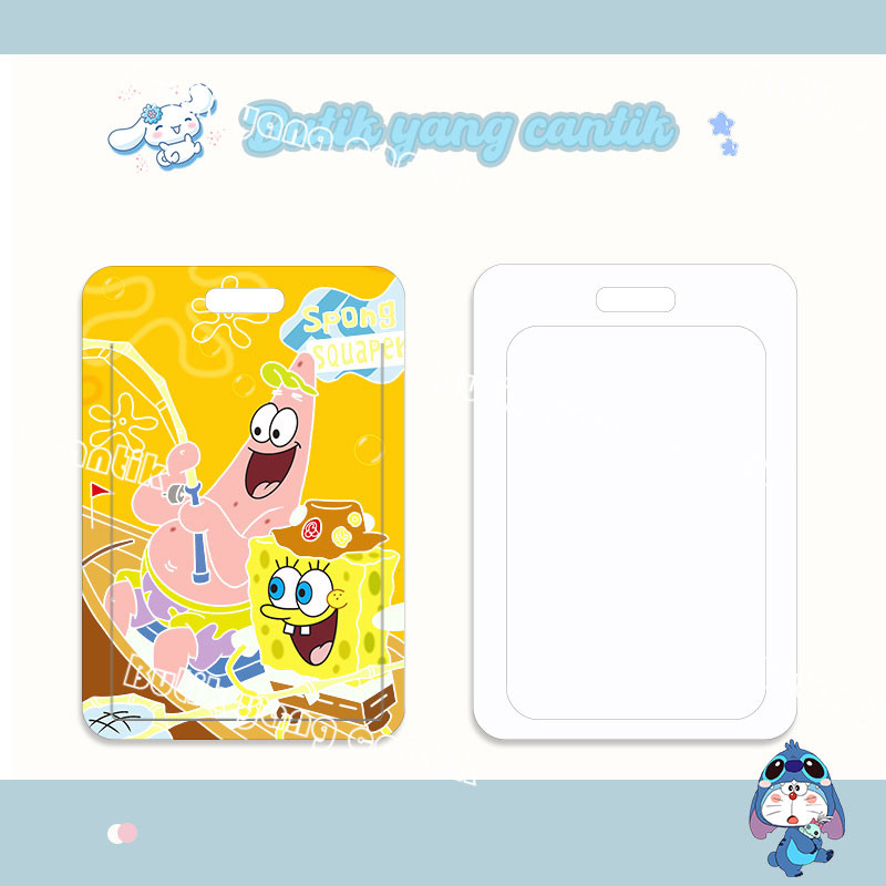 Jual ID CARD HOLDER,Tempat kartu SpongeBob Patrick yang lucu, cocok ...