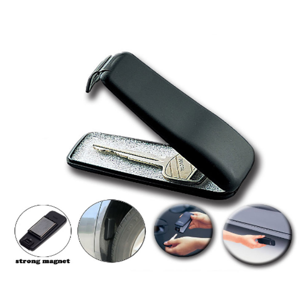 Jual Magnetic Car Key Holder Box Outdoor Stash Key Safe Box With Magnet ...