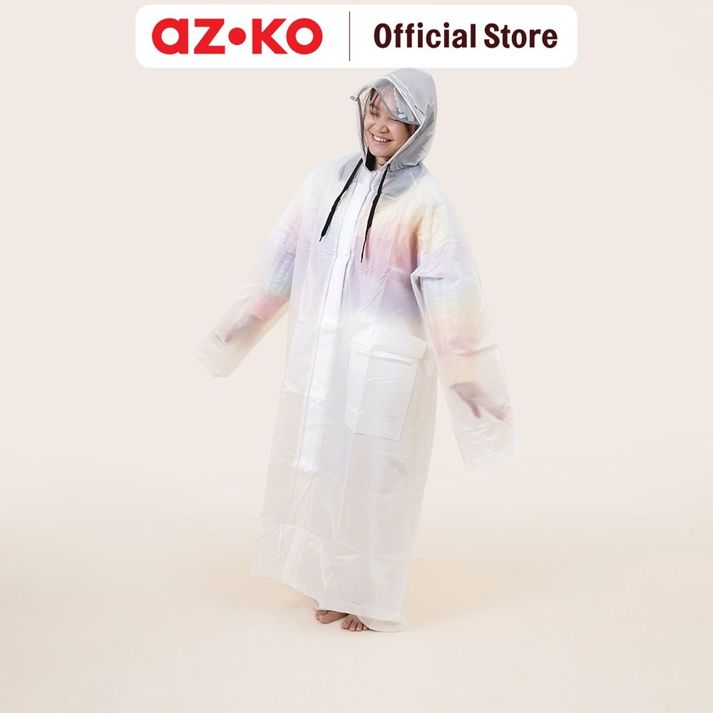 Jual AZKO Ataru Jas Hujan Panjang Pvc Raincoat Mantel Hujan Baju ...