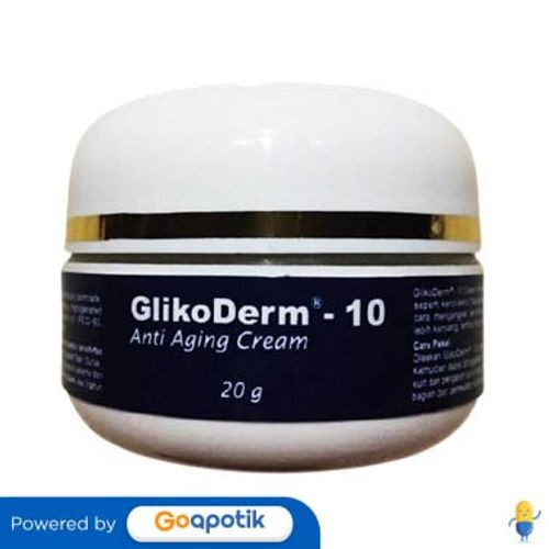 Jual Glikoderm-10 Anti Aging Cream 20 Gram Pot | Shopee Indonesia