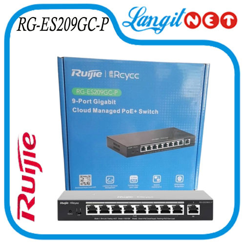 Jual RUIJIE REYEE RG-ES209GC-P 9-PORT GIGABIT SMART CLOUD MANAGED PoE ...