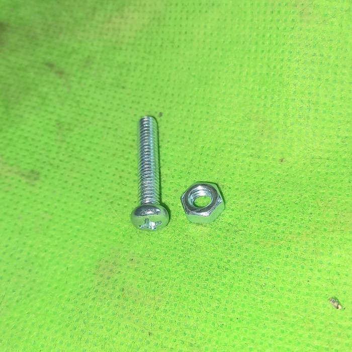 Jual baut JP m4 plus mur 20mm 4x20mm 4mm 2cm baud bulat A | Shopee ...