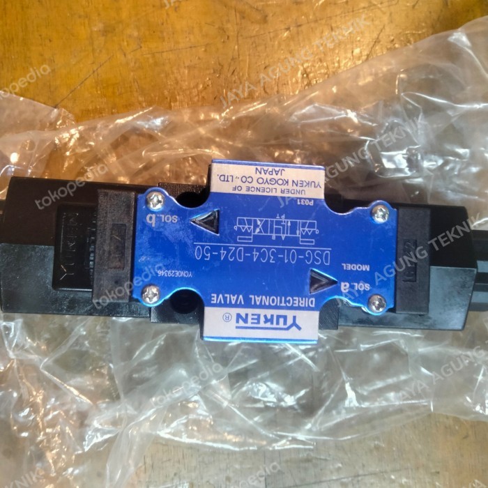 Jual YUKEN DSG 01-3C4-D24-50 SOLENOID DIRECTIONAL CONTROL VALVE YUKEN | Shopee Indonesia