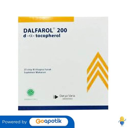 Jual Dalfarol 200 Iu Box 100 Kapsul | Shopee Indonesia