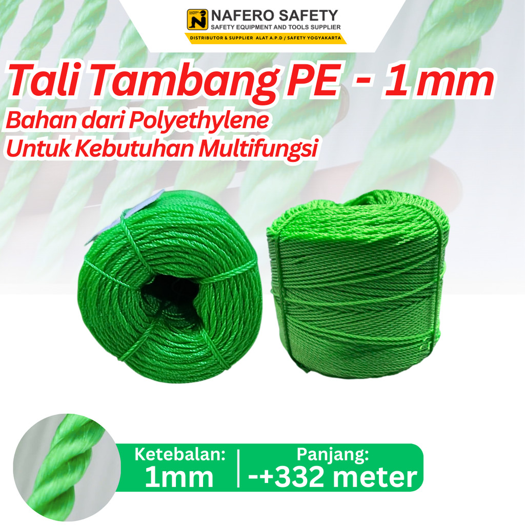 Jual Tali Tambang Plastik 1 MM PE KOMPAS Panjang -+332 METER Tali Layang Layang Tali Pertanian ...