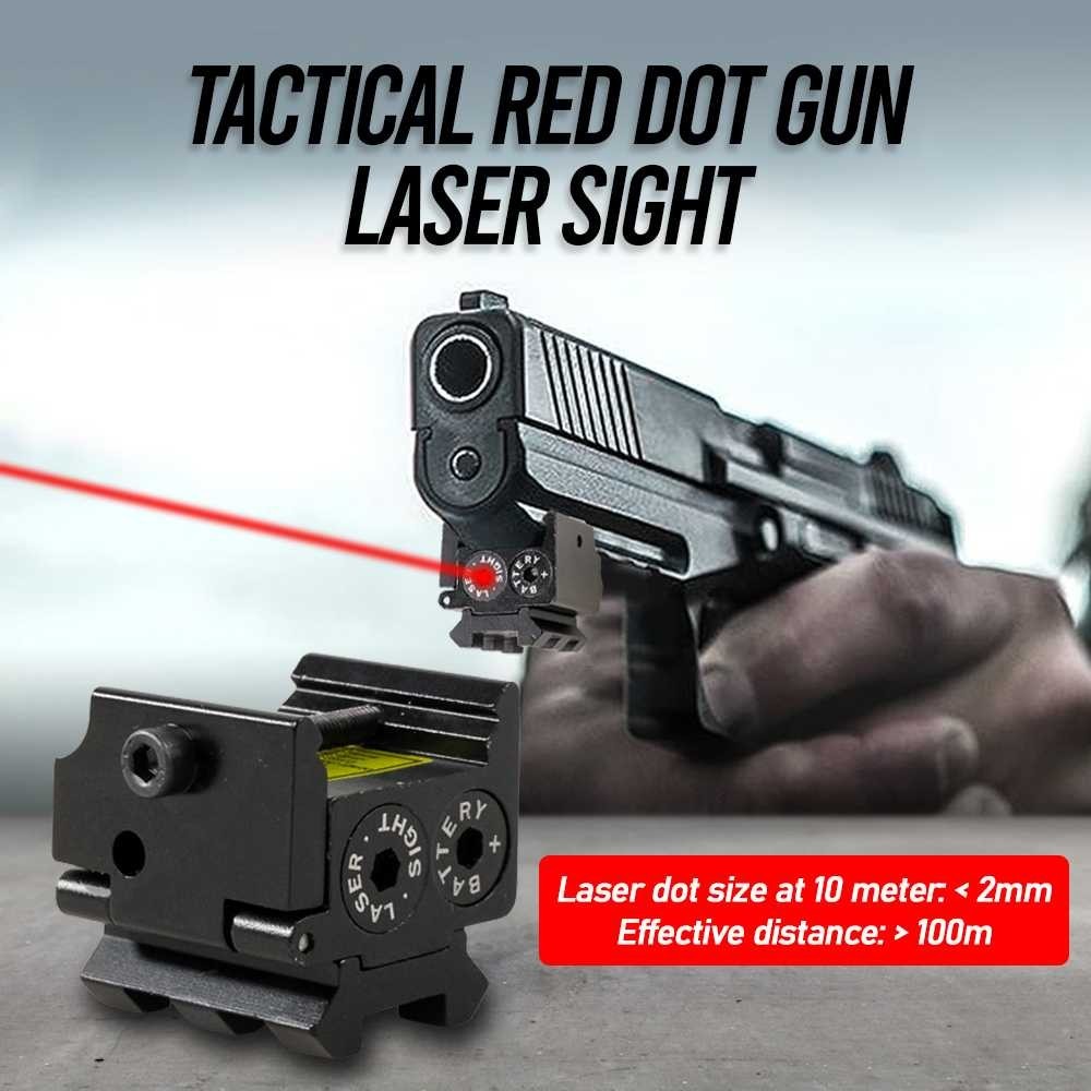 Jual Jpstore4 ZACRO Tactical Red Dot Gun Laser Sight 650nm Picatinny ...