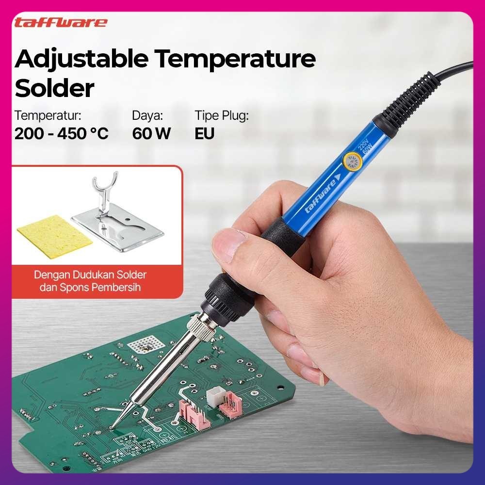 Jual Taffware Solder Adjustable Temperatur 200-450 Derajat Celcius 220V ...