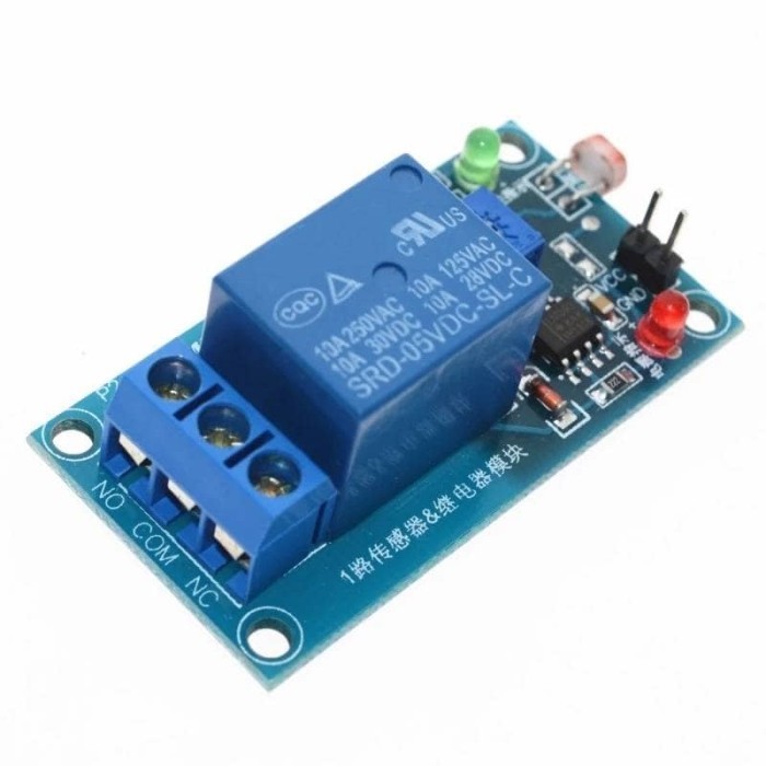 Jual Sensor Lampu Otomatis Deteksi Cahaya Module Relay 5v Ldr Shopee
