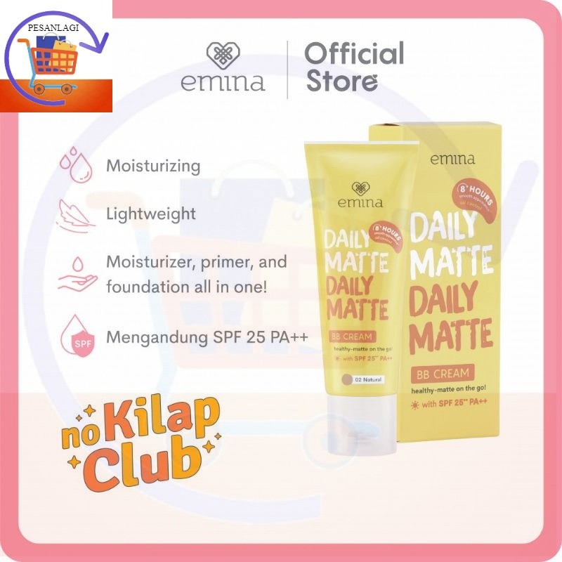 Jual Emina Daily Matte Series | Shopee Indonesia