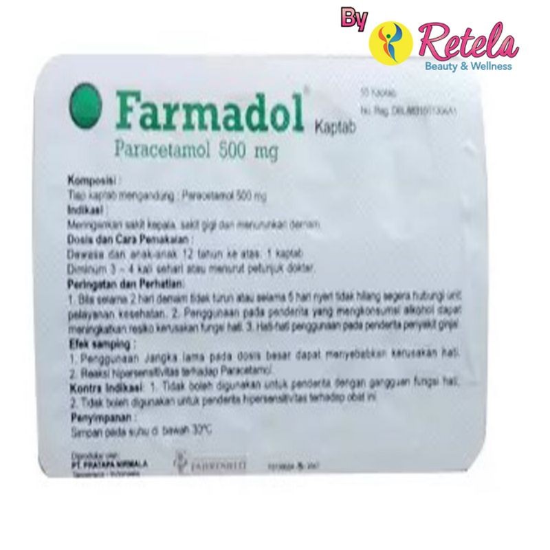 Jual FARMADOL 500MG 1 STRIP 10 TABLET | Shopee Indonesia