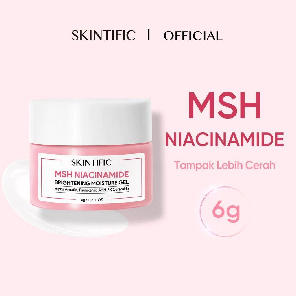Jual Salin Skintific - MSH Niacinamide Brightening Moisturizer Gel 6g ...