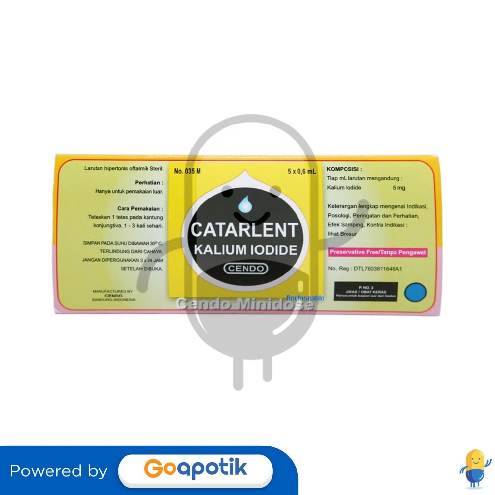 Jual Cendo Catarlent Minidose 5 X 0.6 Ml | Shopee Indonesia