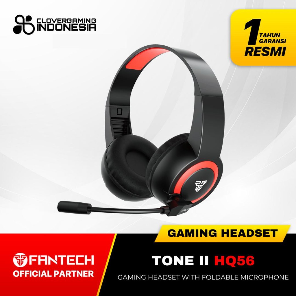 Jual Fantech Tone II HQ56 HQ-56 Wired Gaming Headset Foldable ...