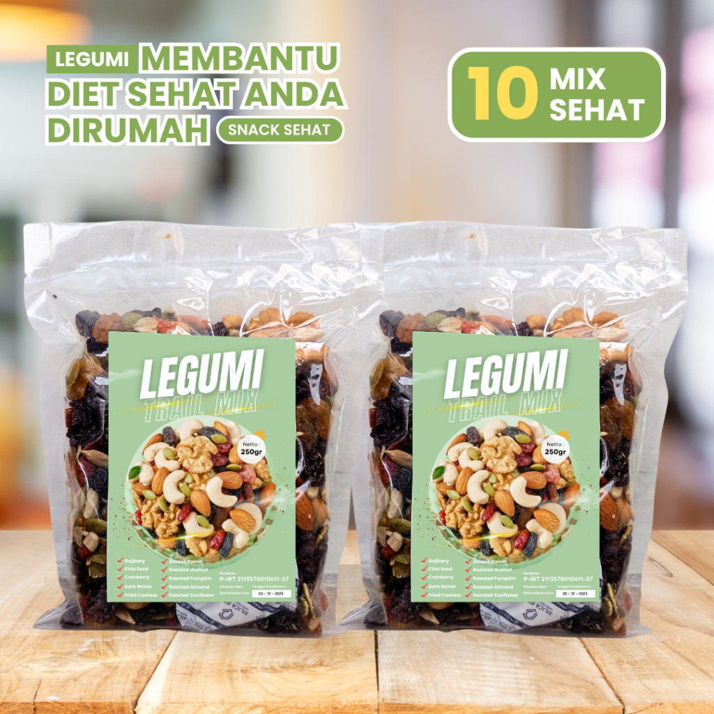 Jual [Bundling] Legumi Trail Mix 2 PCS Buah Kering Original Makanan ...