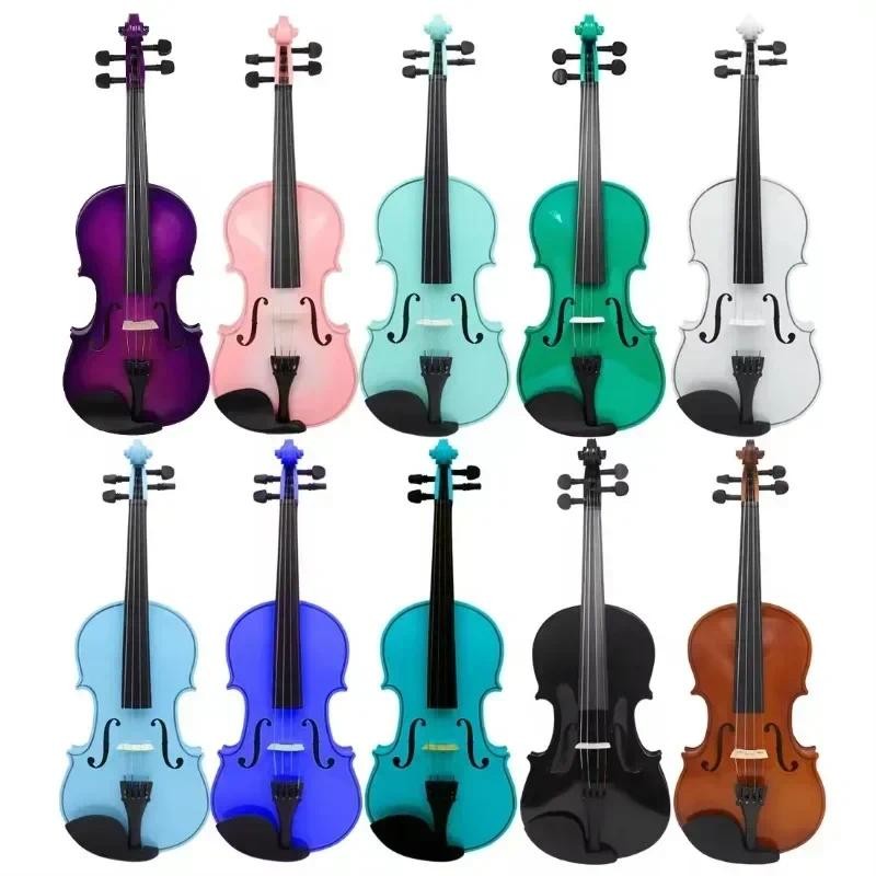 Jual 4/4 Violin Beginner Violin Kits Professional Stringed Musical ...