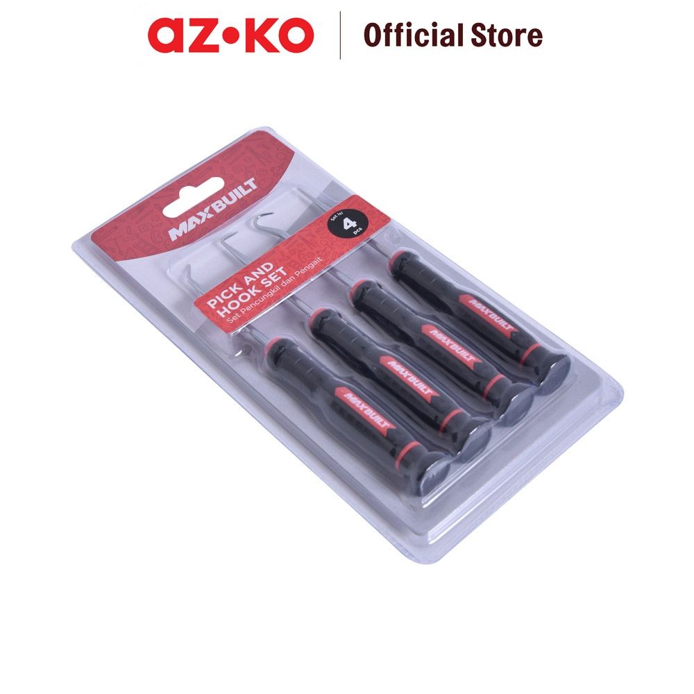Jual AZKO Maxbuilt Set 4 Pcs Pick And Hook Set Pengungkit Dan Pengait ...
