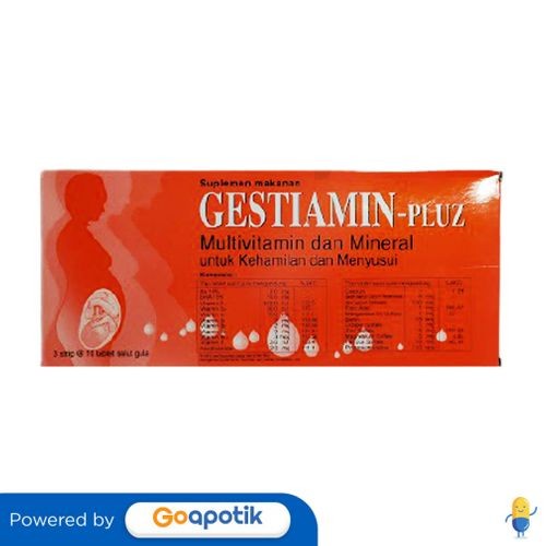 Jual Gestiamin Pluz Box 30 Tablet | Shopee Indonesia