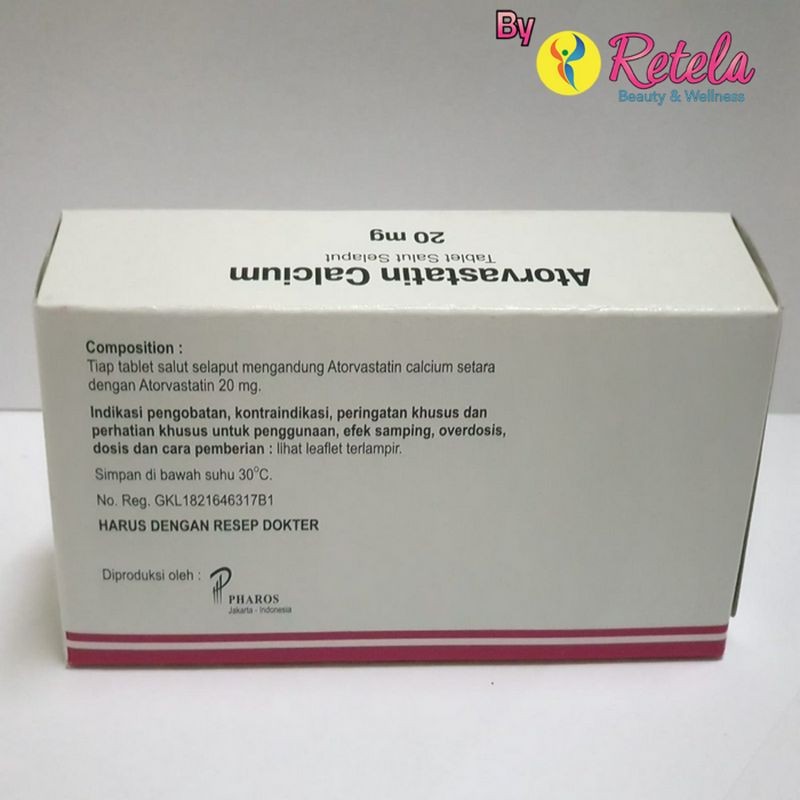 Jual ATORVASTATIN 20MG 1 BLISTER 10 TABLET (GEN-PI) | Shopee Indonesia