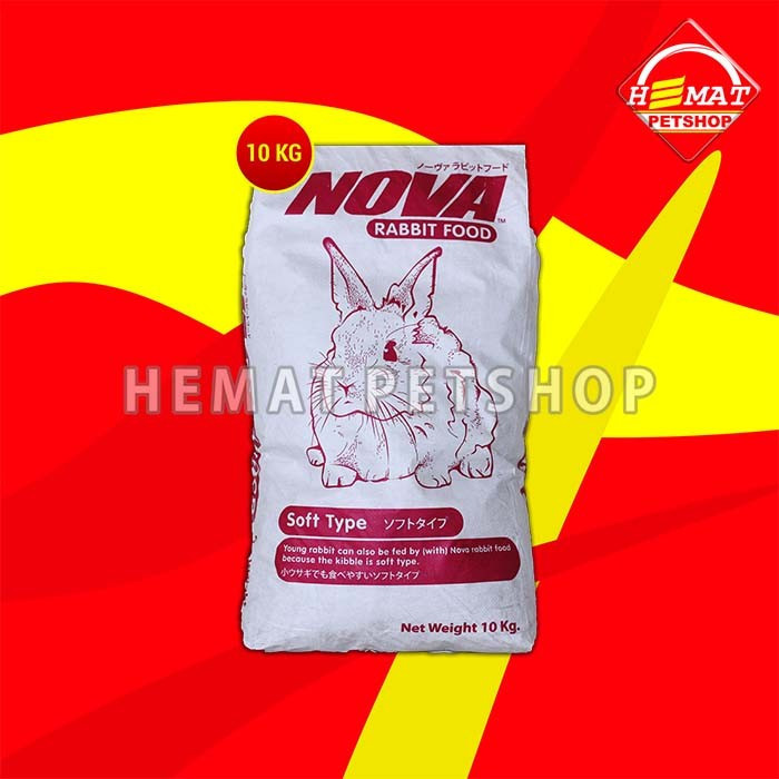 Jual Makanan kelinci Nova rabbit food pakan pelet marmut murah 10 kg ...
