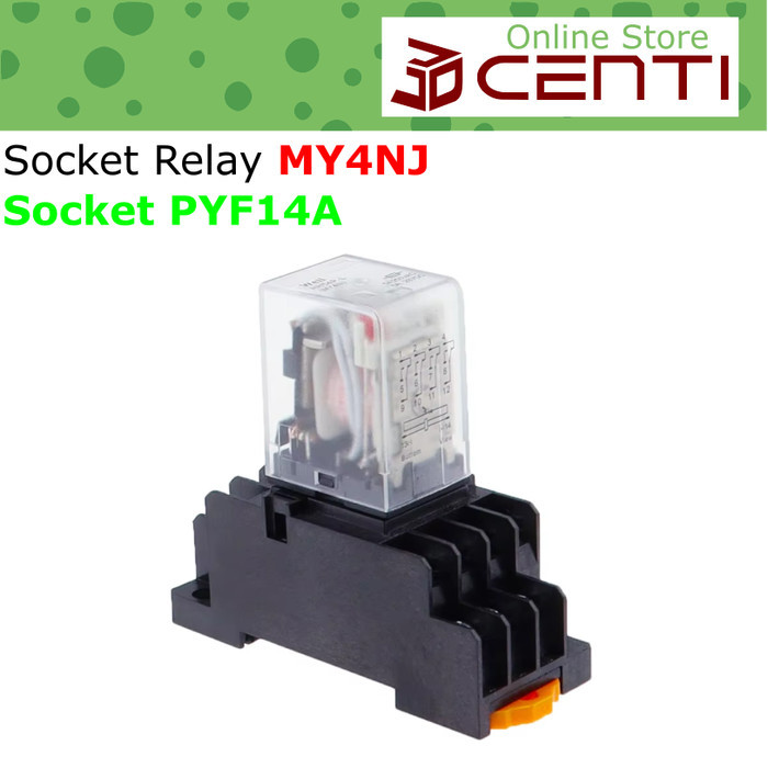 Jual Base Relay MY4NJ HH54P 14 Pin kaki 12VDC 24DC 220V Socket Tempat PYF14A | Shopee Indonesia