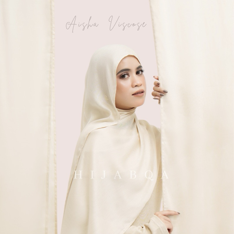 Jual SGT96 HIJABQA - Aisha Viscose Pashmina (Aisha Ibrahim X Hijabqa) | Shopee Indonesia
