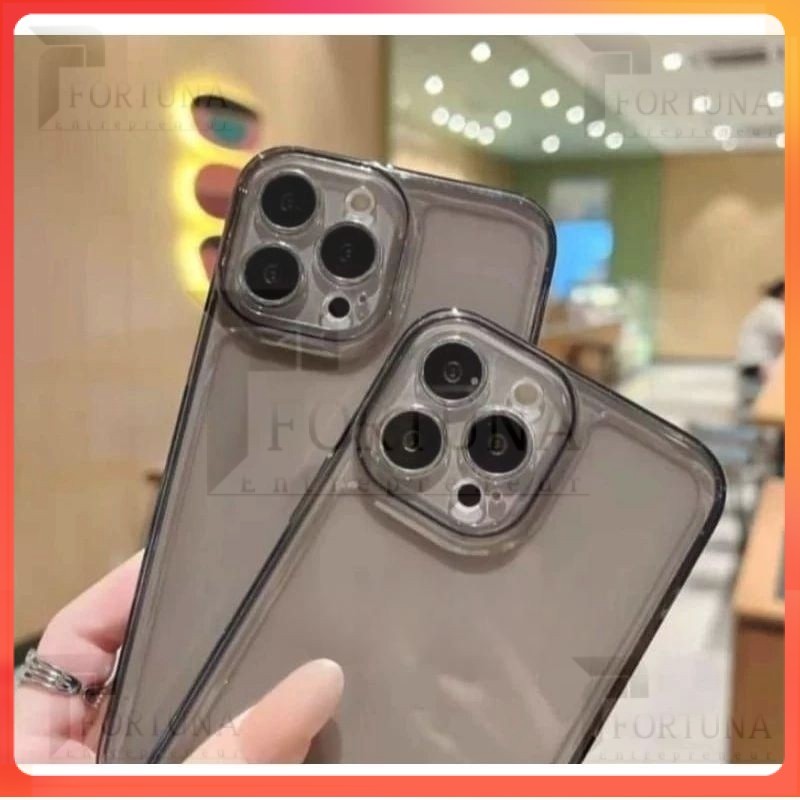 Jual casing Softcase/Silikon Bening Clear hitam space hp iphone 11/11 ...
