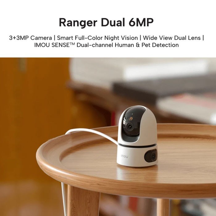 Jual Imou Ranger Dual 6MP IP CCTV Indoor Smart Security Camera Night ...