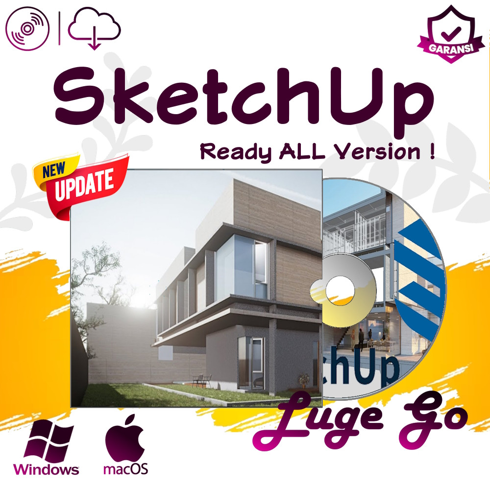 Jual SketchUp Terbaru FuII Version WIN & MAC INTEL/M1/M2/M3 | Shopee ...