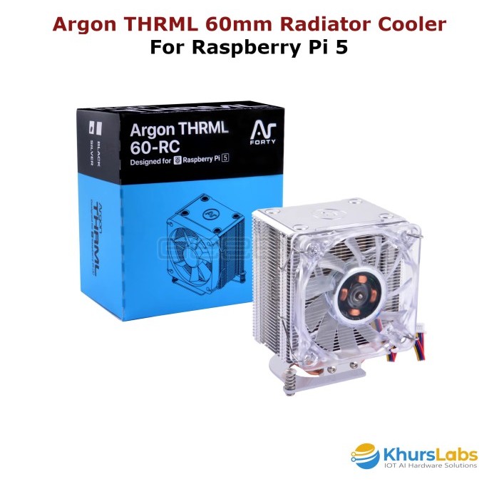 Jual GD99 Argon THRML 60mm Radiator Cooler for Pendingin Raspberry Pi 5 ...