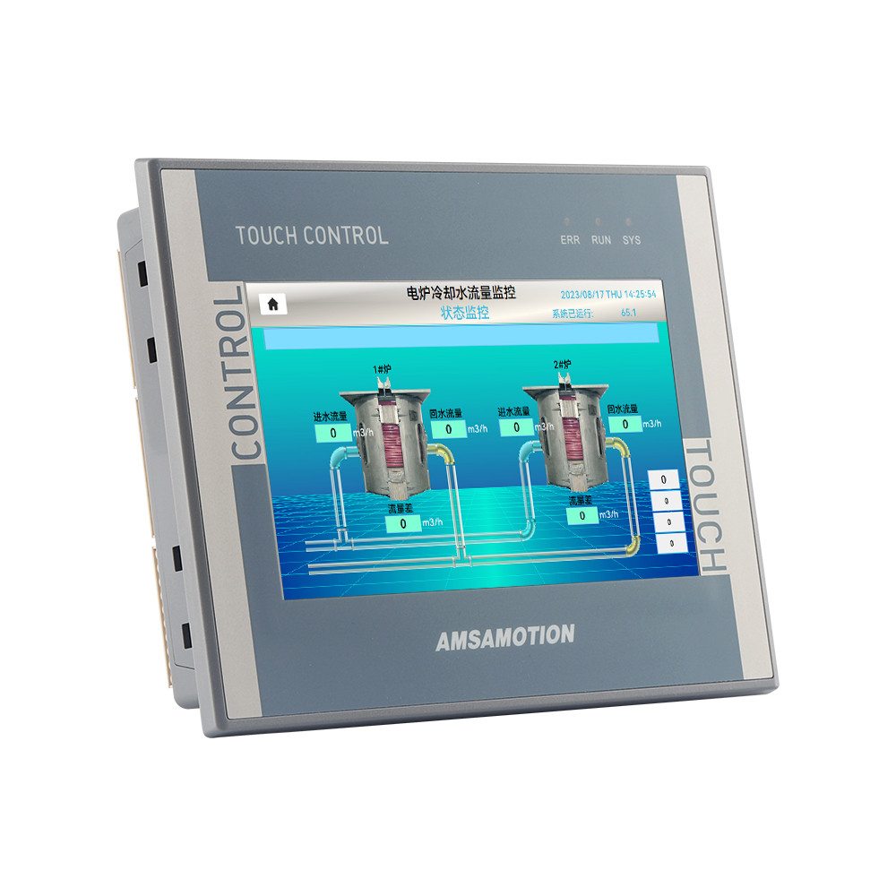 Jual 7” Inch AMSAMOTION HMI PLC All in One Machine Replace AMX-FX3U ...