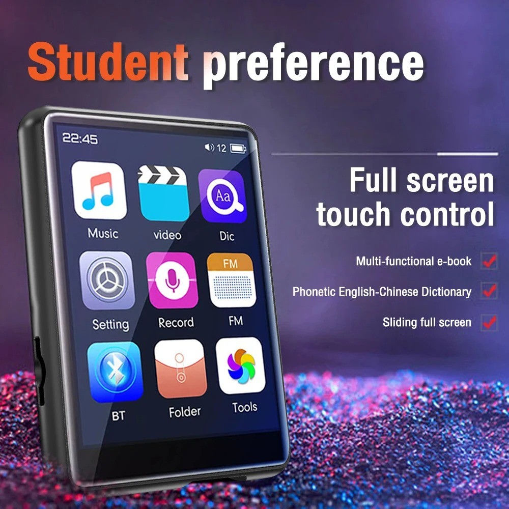 Jual OCCKIC MP3 Digital Audio Player Bluetooth 5.1 HiFi Touchscreen ...