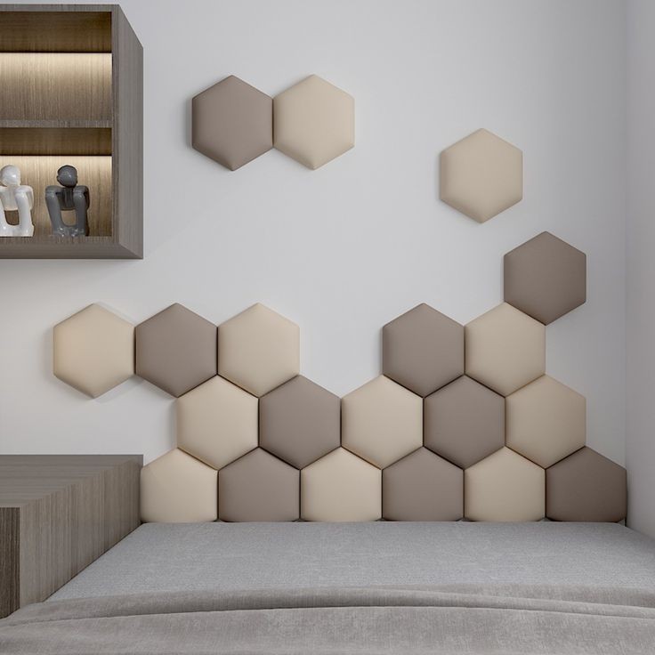 Jual Headboard Panel Dinding Kedap Suara Heksagonal – Estetika + Fungsi ...