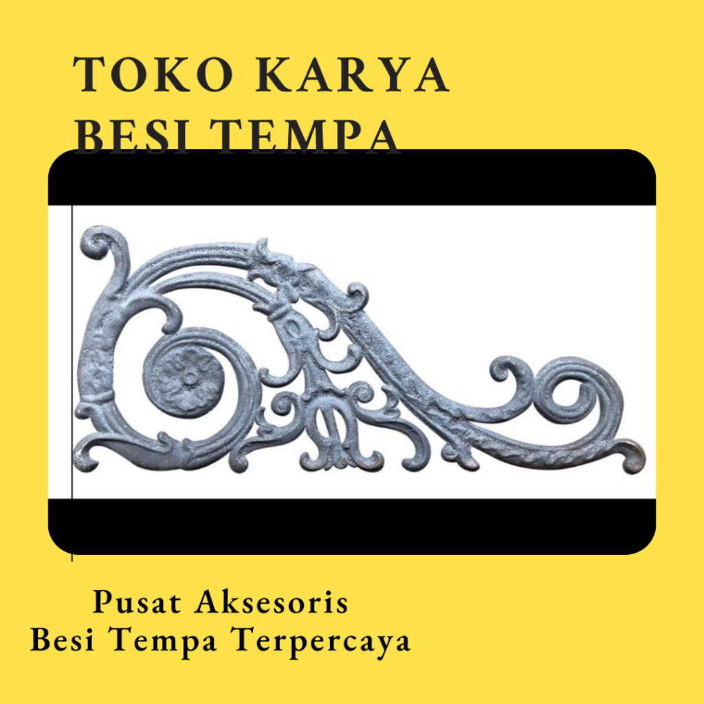 Jual Ornamen Pagar Besi Cor 158 / Ornamen Besi Tempa / Ornamen Pagar ...