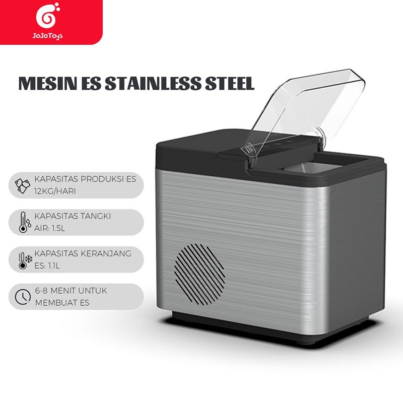 Jual Mesin Es Batu Kristal Stainless Steel Hicon Ice Maker Machine ...