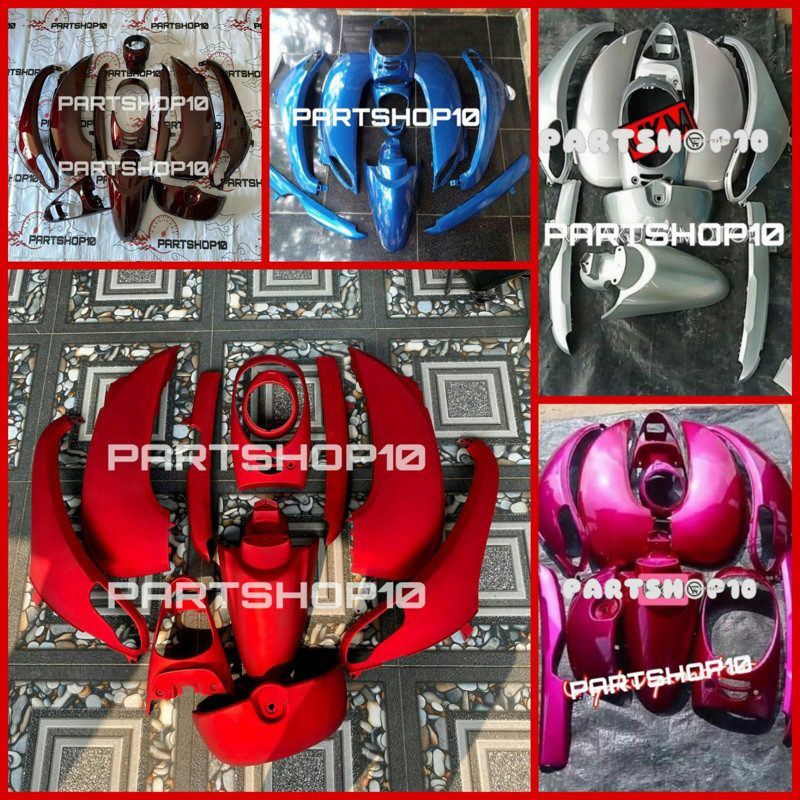 Jual Cover full set body halus honda scoopy fi tahun 2013 2014 2015 ...