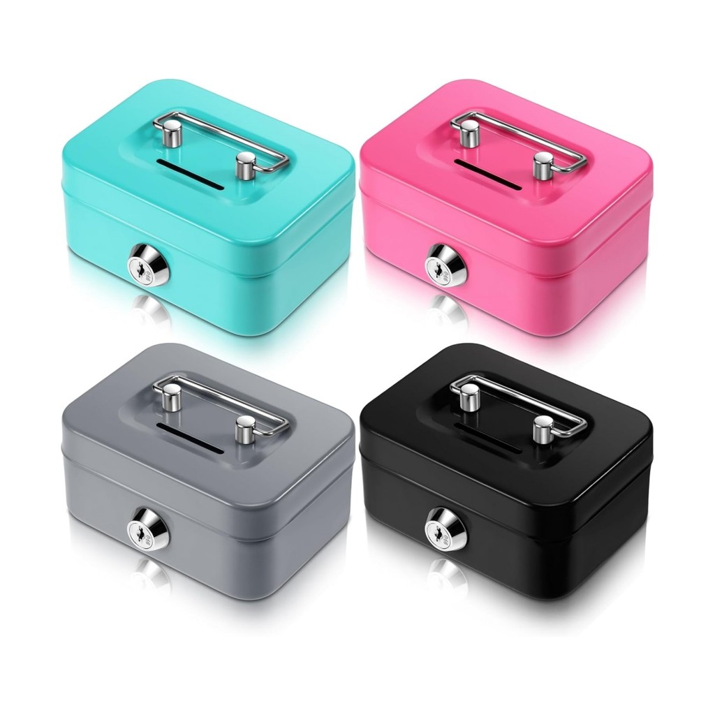 Jual Mini Money Safe Box Key Money Holder Metal Storage Case Small ...