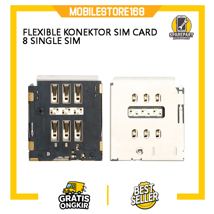 Jual FLEXIBLE KONEKTOR SIM CARD SINGLE 8 / 8G | Shopee Indonesia