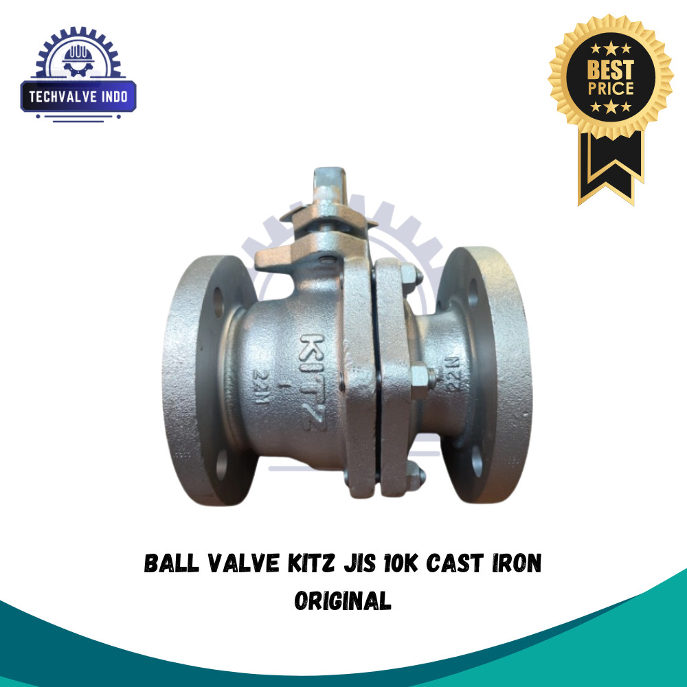 Jual BALL VALVE KITZ 1/2" INCH JIS 10K CAST IRON ORIGINAL | Shopee Indonesia