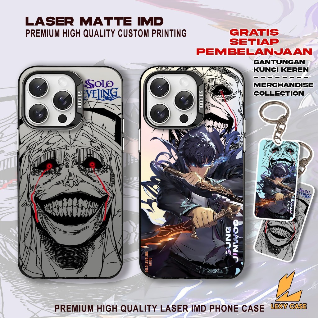Jual Case Solo Leveling SM494 IMD Iphone 11 12 14 15 11PRO 13PRO X XR 14PROMAX Premium Matte ...