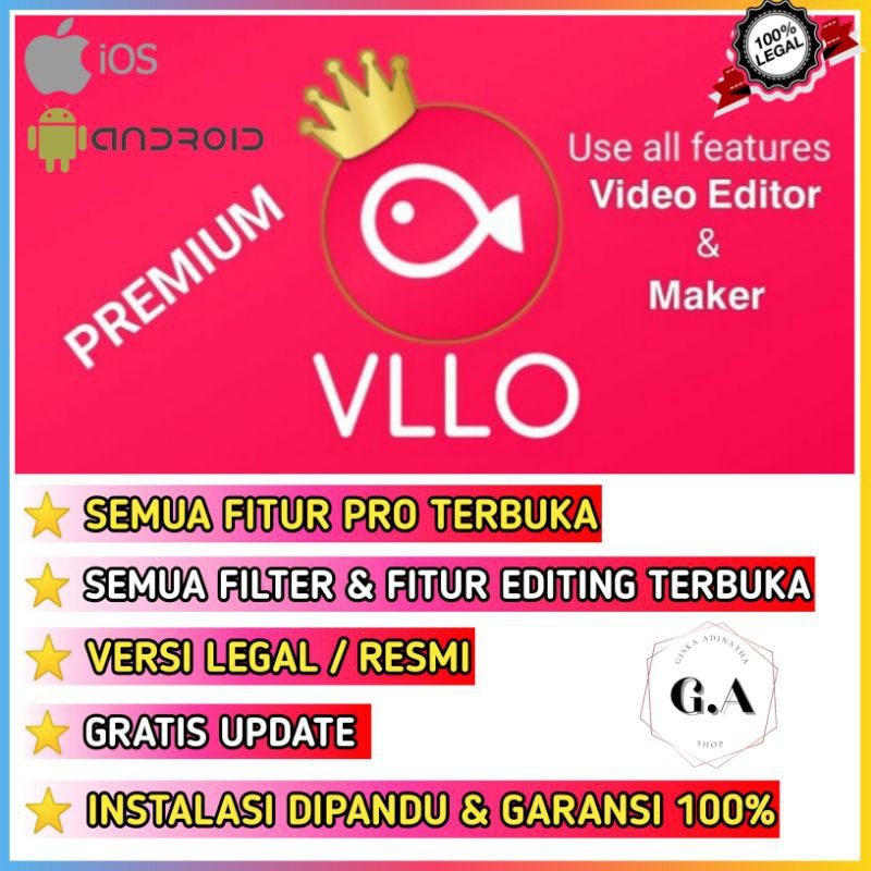 Jual VLLO Video Editor Maker Premium iOS & Android | Shopee Indonesia