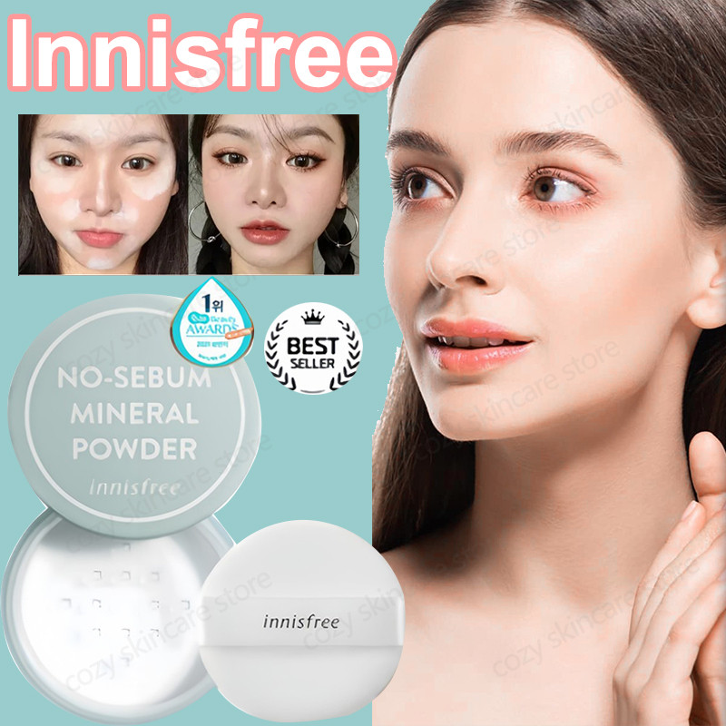 Jual 【ORI】 Innisfree No Sebum Mineral Powder 5Gr/Bedak Tabur Penahan ...