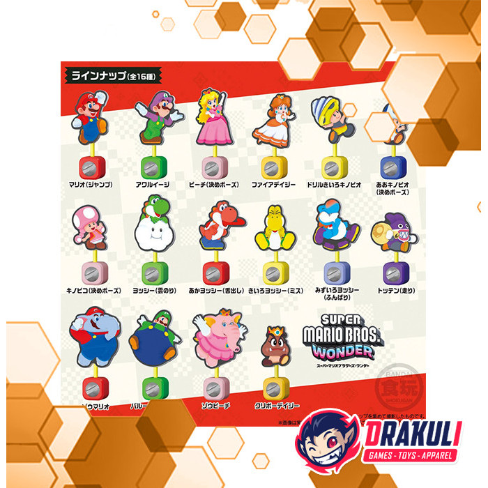 Jual Toys BANDAI Super Mario Bros Wonder Clip Stand Collection Blind Pack | Shopee Indonesia