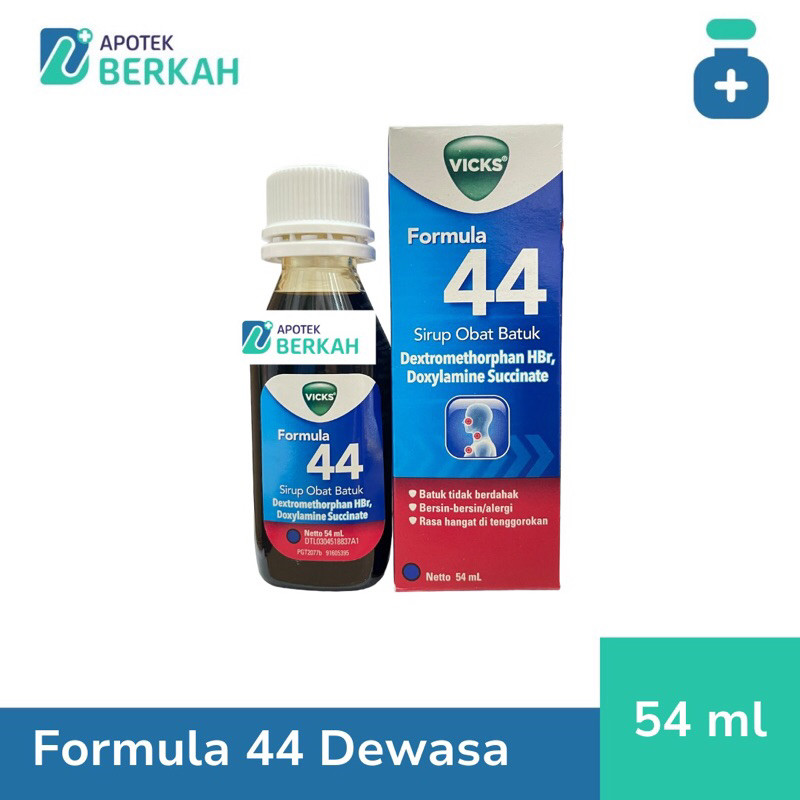 Jual Vicks Formula 44 meredakan batuk kering dan sakit tenggorokan ...
