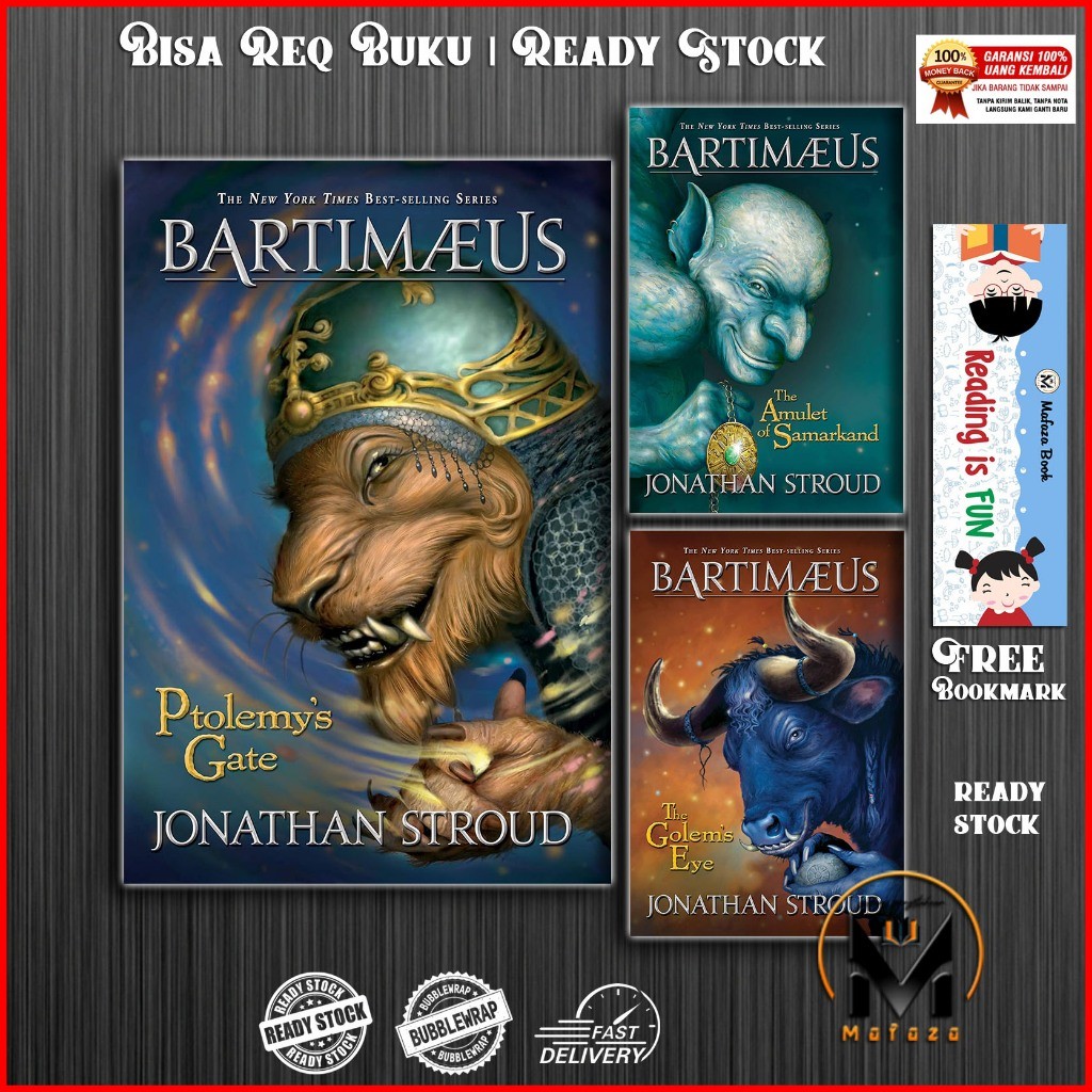 Jual A Bartimaeus Novel (3 book series) by Jonathan Stroud (English ...