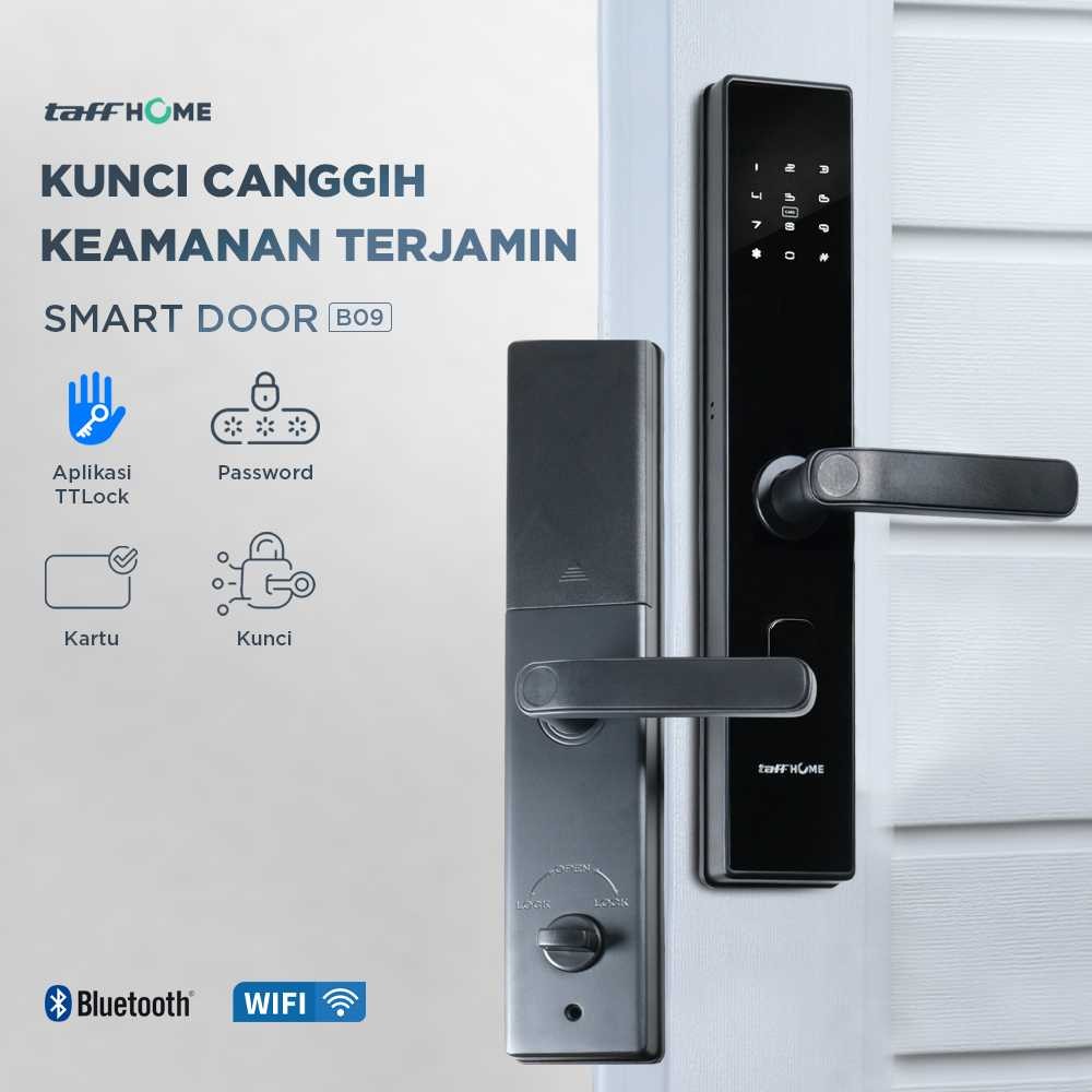 Jual Jipdhomy Gagang Handle Pintu Gembok Kunci Alarm Elektronik ...