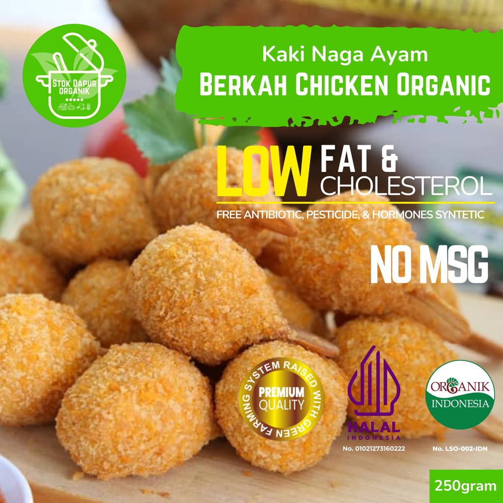 Jual Berkah Chicken Kaki Naga Ayam Broiler Organik Prebiotik Beku ...