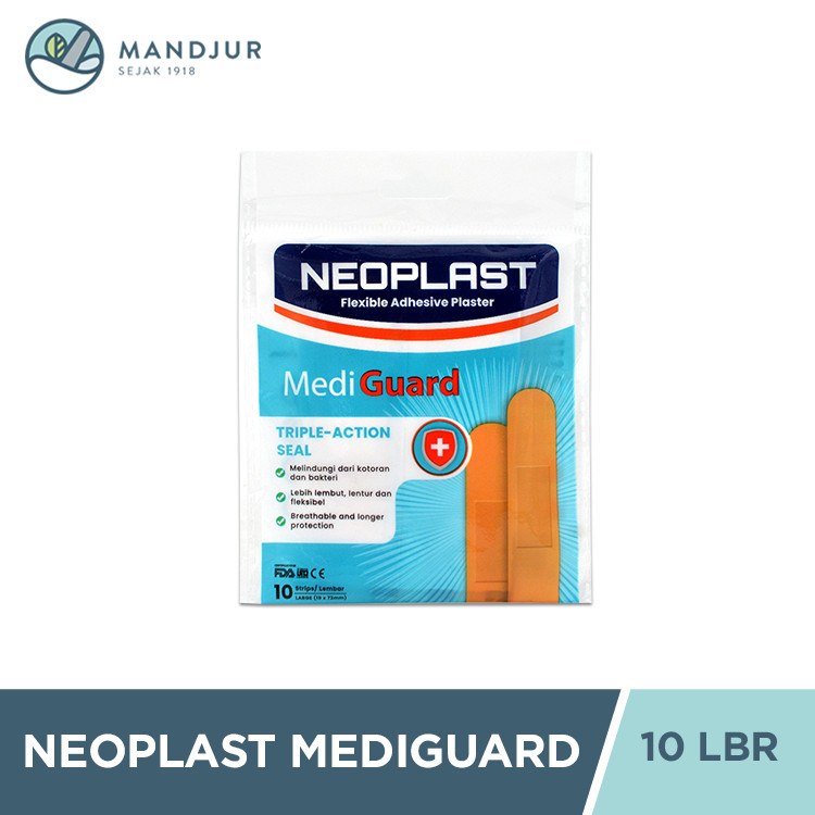 Jual Neoplast Mediguard 10 Lembar - Plester Luka | Shopee Indonesia